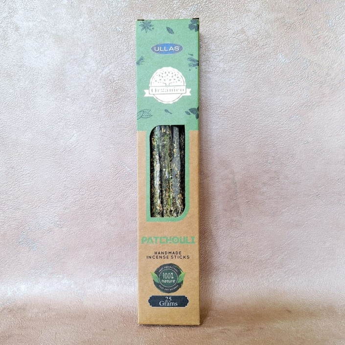 Ullas Patchouli Organic Incense Sticks | Azul Crystals
