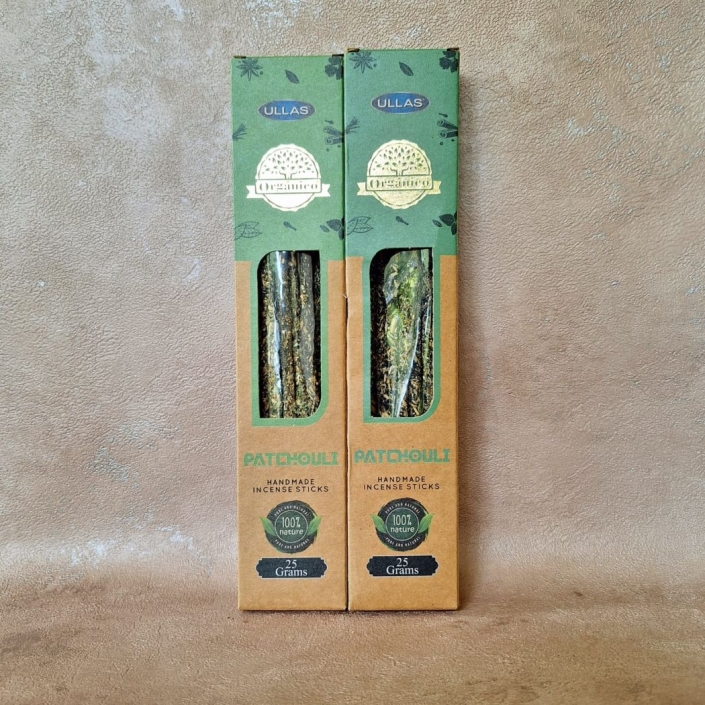Ullas Patchouli Organic Incense Sticks | Azul Crystals