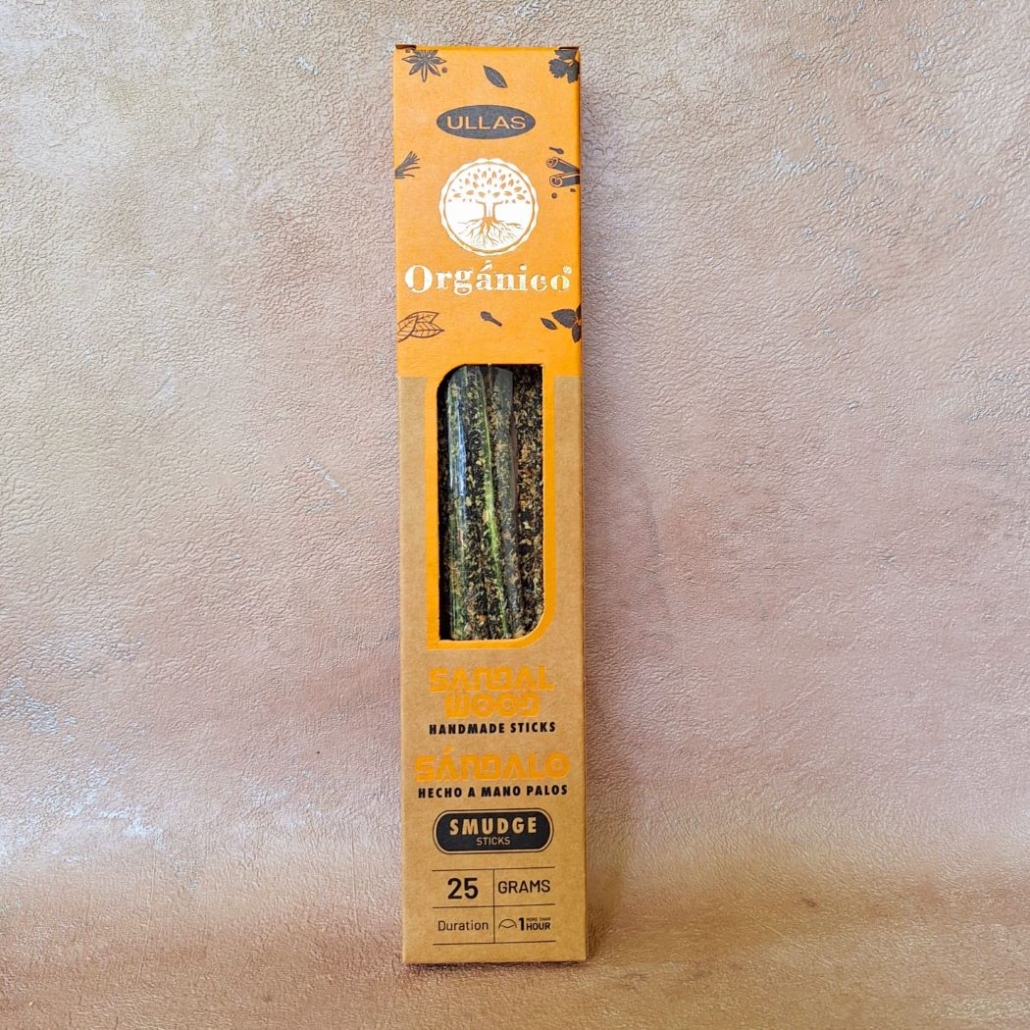 Ullas Sandalwood Organic Incense Sticks | Azul Crystals